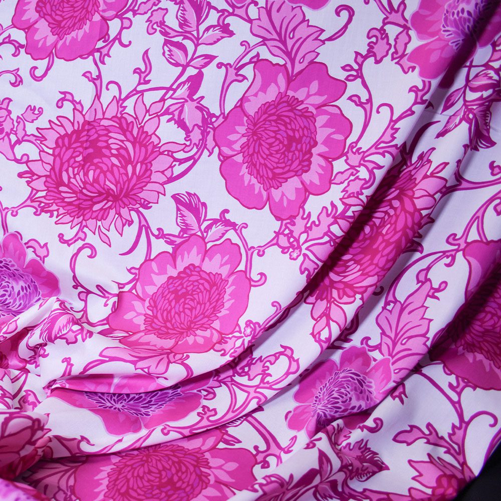 Pink Opera -tunn bomull - Tygverket Tygverket